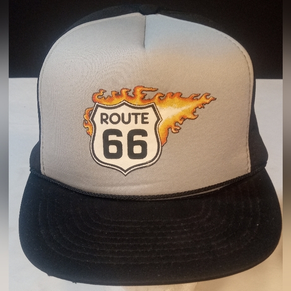 mohr's | Accessories | Vintage Historic Route 66 Snapback Trucker Hat ...